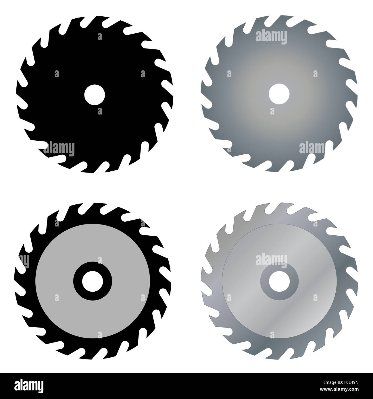 Icon circular saw Cut Out Stock Images & Pictures - Alamy