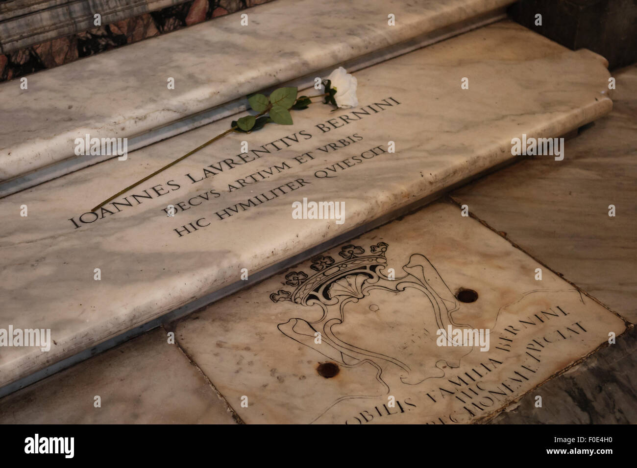 Gian Lorenzo Bernini buried in family crypt in the church of Santa ...
