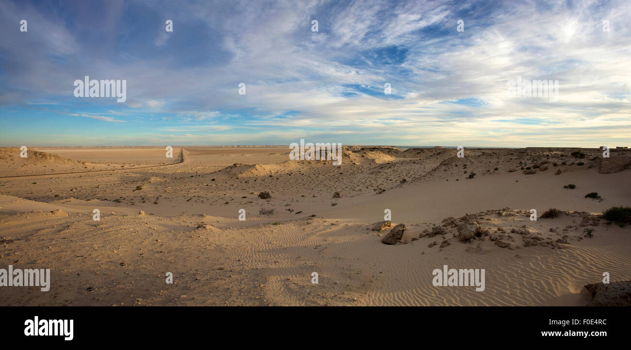 Landscape of the peninsula in Ad Dakhla, south Morocco Stock Photo - Alamy