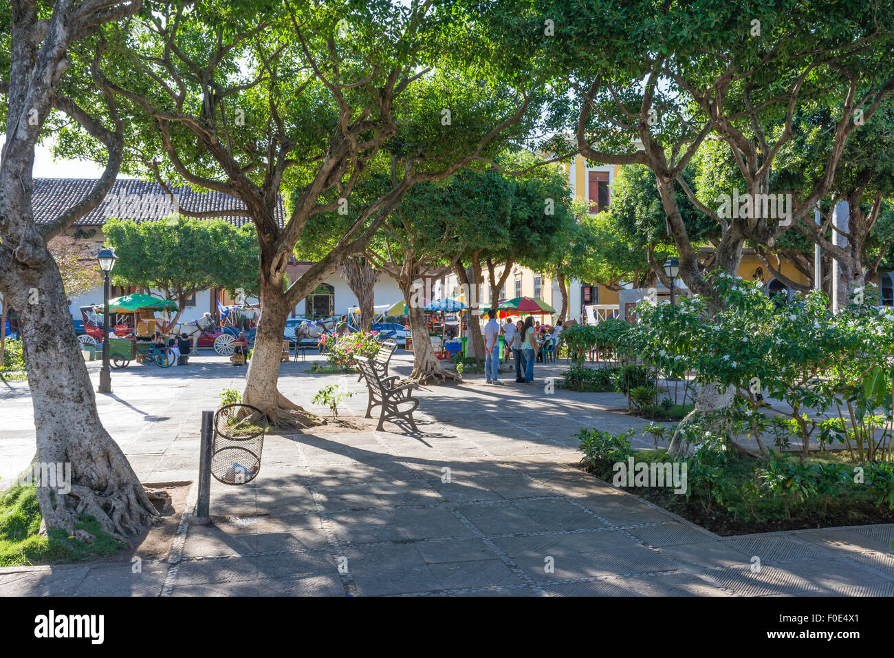 Park in Gradana, Nicaragua Stock Photo - Alamy