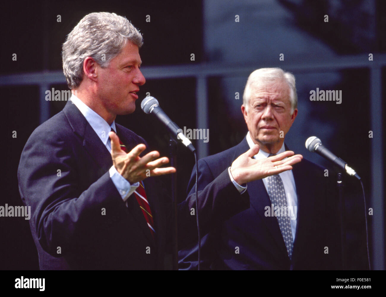 Atlanta, Georgia, USA. 1st Jan, 1992. Former President Jimmy Carter ...