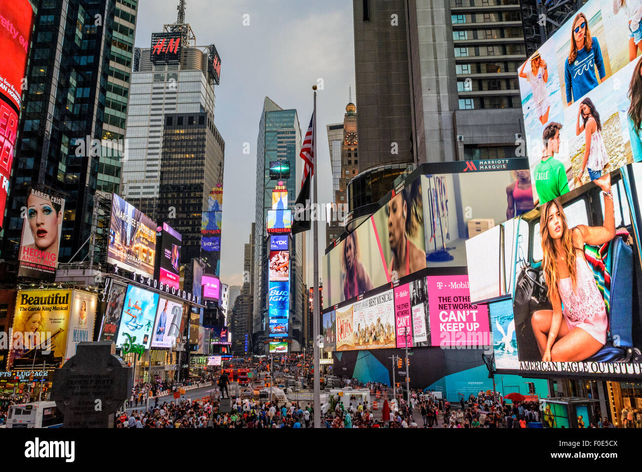 Times square signage hi-res stock photography and images - Alamy