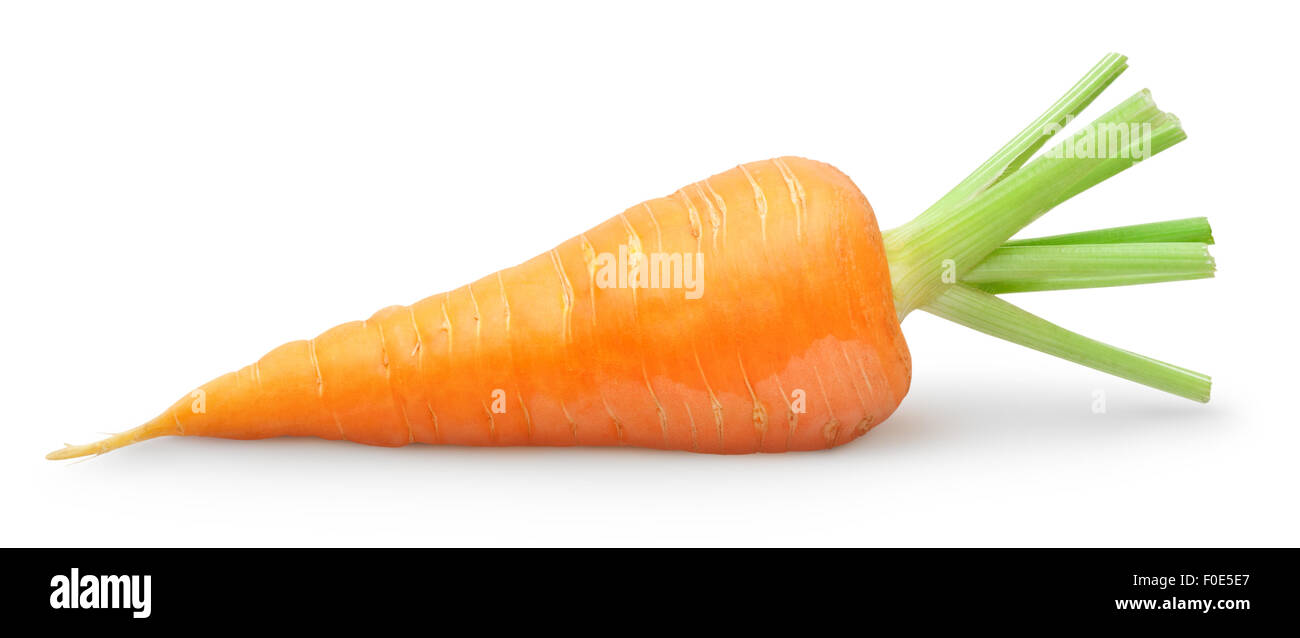 Carrot isolated on white Stock Photo - Alamy