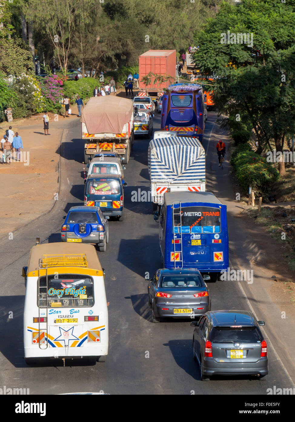 East Africa, Kenya, Nairobi commuters Stock Photo - Alamy