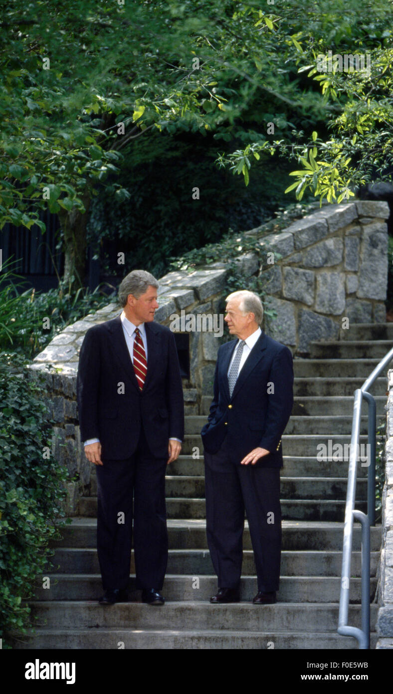Atlanta, Georgia, USA. 1st Jan, 1992. Former President Jimmy Carter ...
