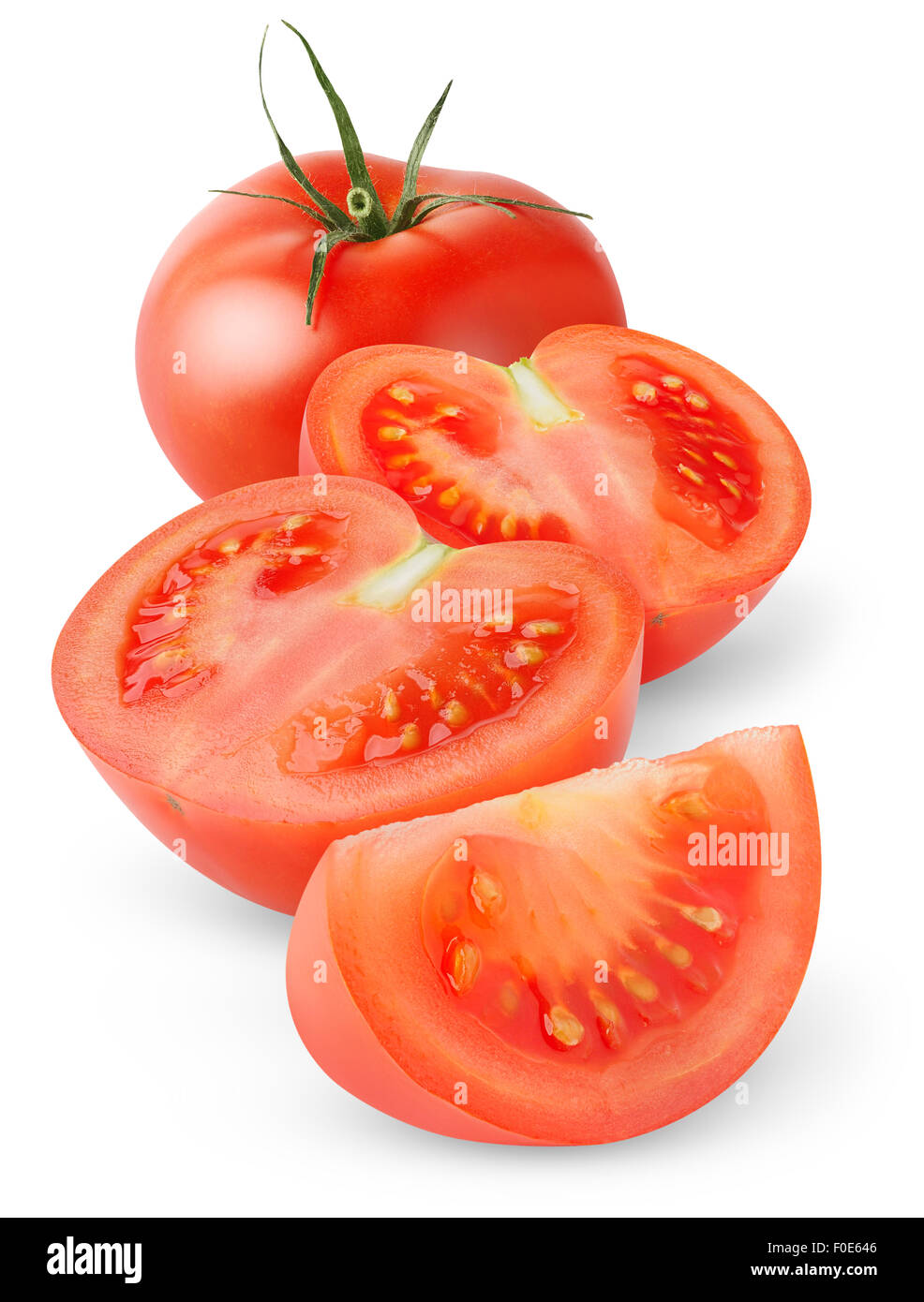 Tomato core Cut Out Stock Images & Pictures - Alamy
