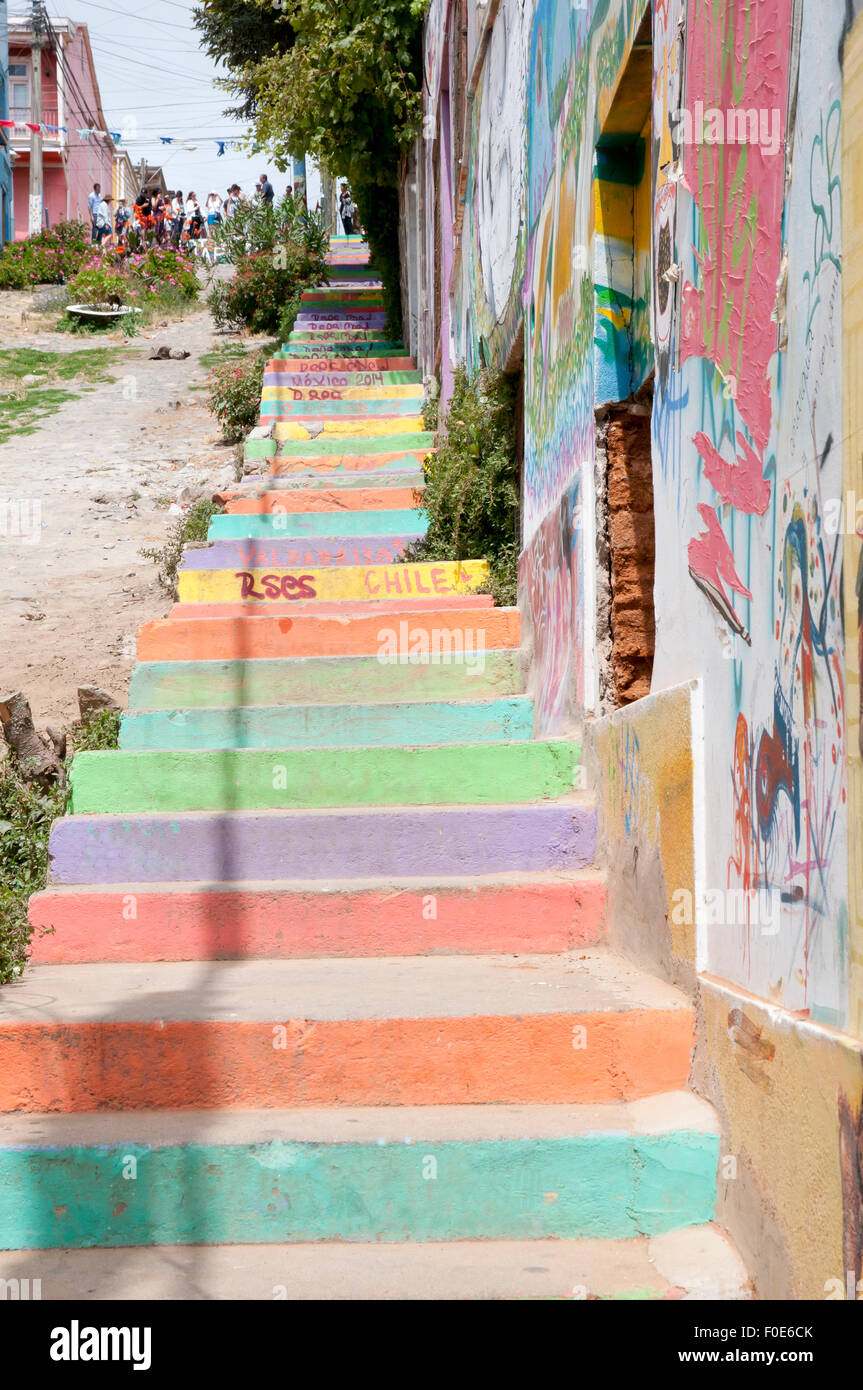 Colorful stairs hi-res stock photography and images - Alamy