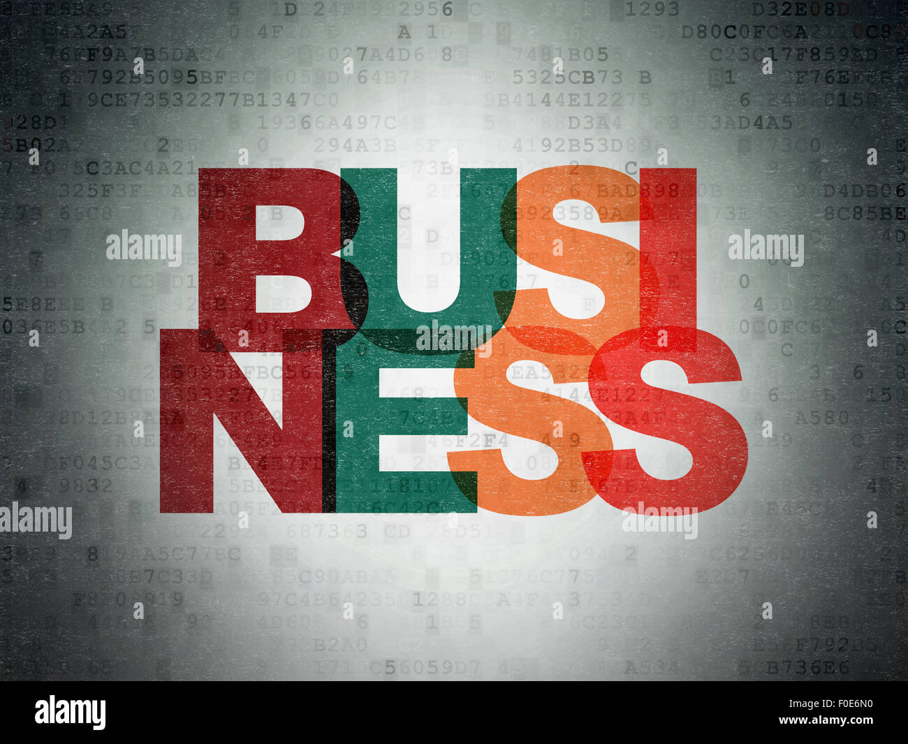 Business concept: Business on Digital Paper background Stock Photo - Alamy