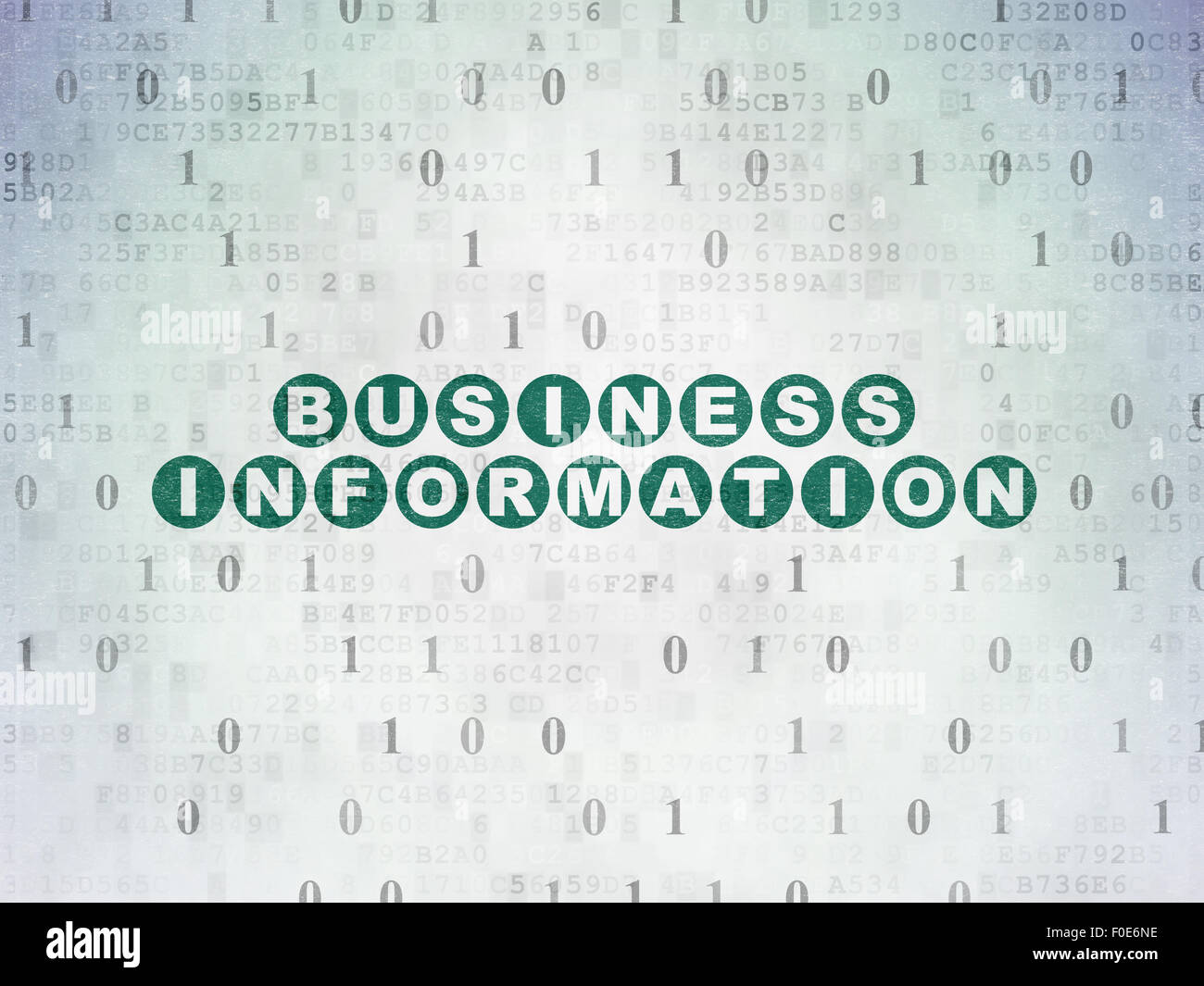 Business concept: Business Information on Digital Paper background ...
