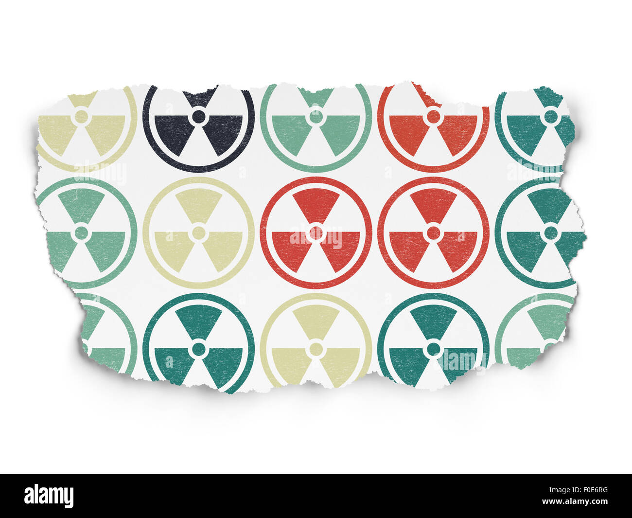 Science concept: Radiation icons on Torn Paper background Stock Photo ...
