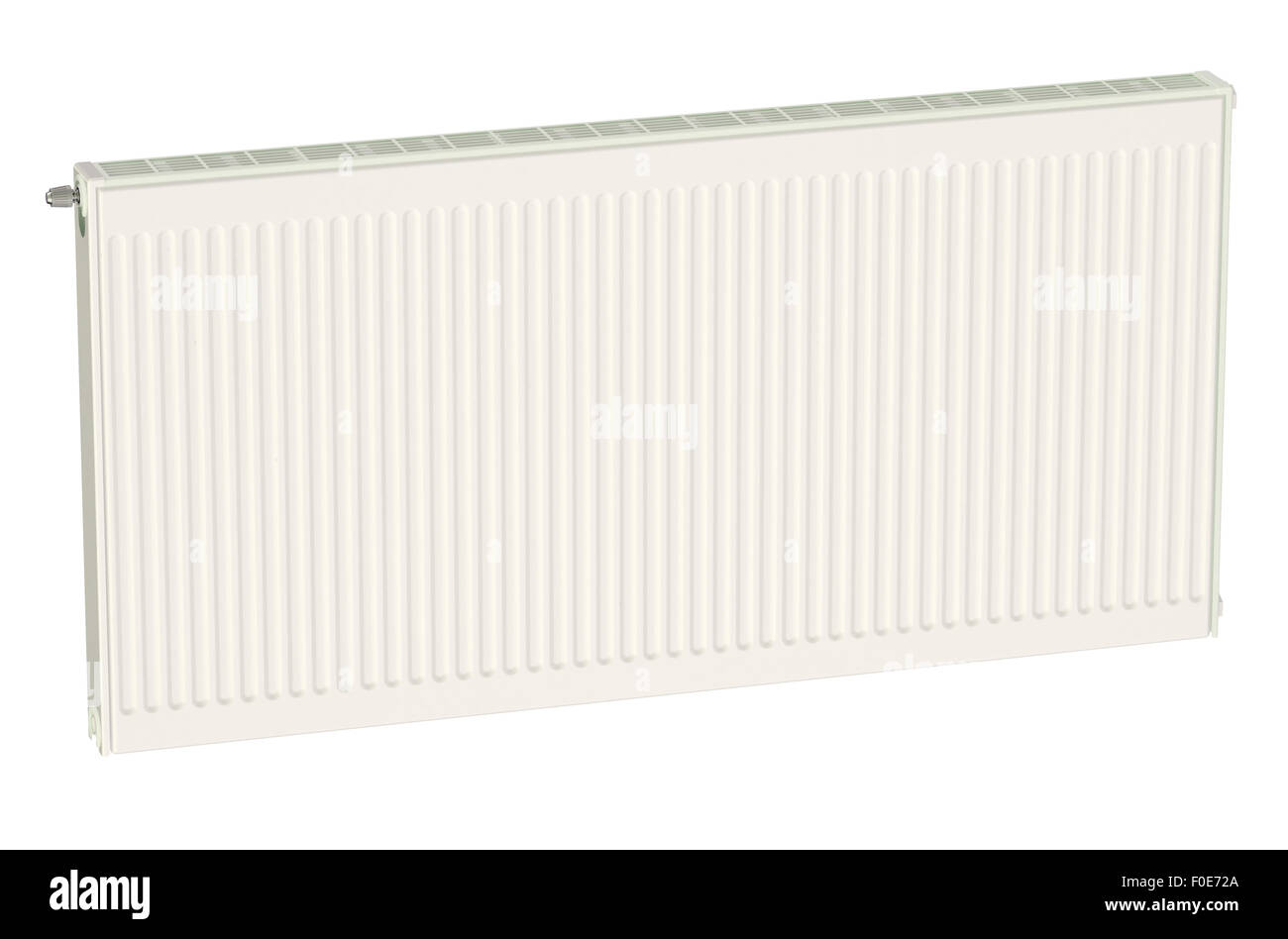 Eco heating radiator isolated on white background Stock Photo - Alamy