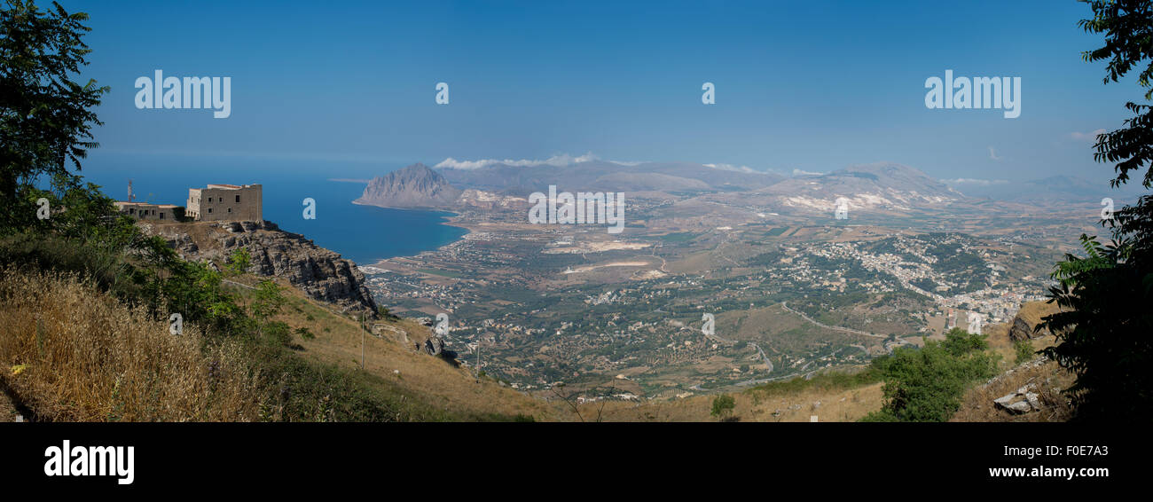 Gulf of Bonagia and Monte Cofano nature reserve in the coast of ...