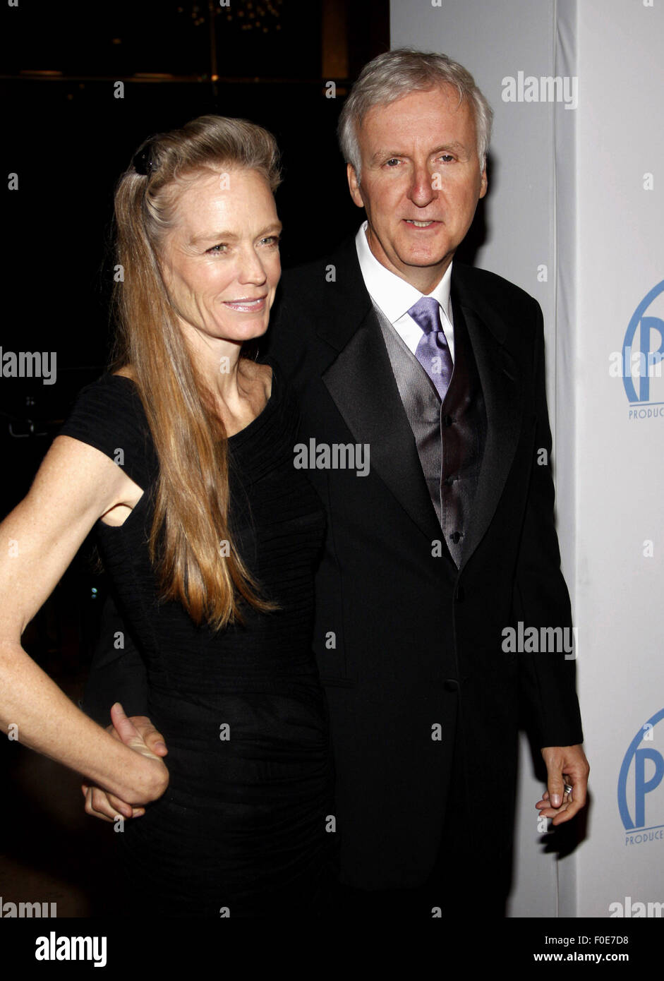 Suzy Amis and James Cameron at the 22nd Annual Producers Guild Awards ...