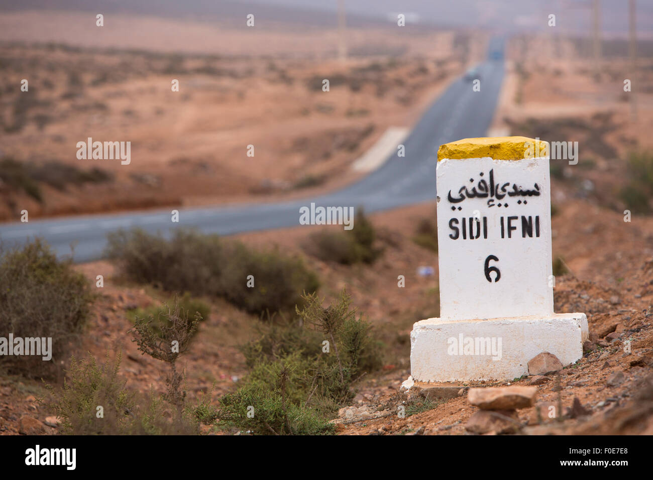 Distance marker on road hi-res stock photography and images - Alamy
