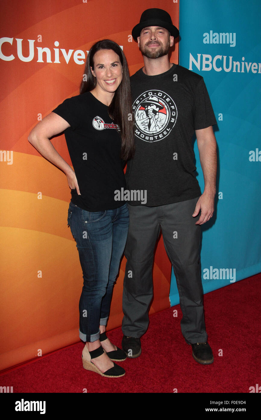 Aug. 13, 2015 - Los Angeles, California, U.S. - Adam Genei and Pam ...