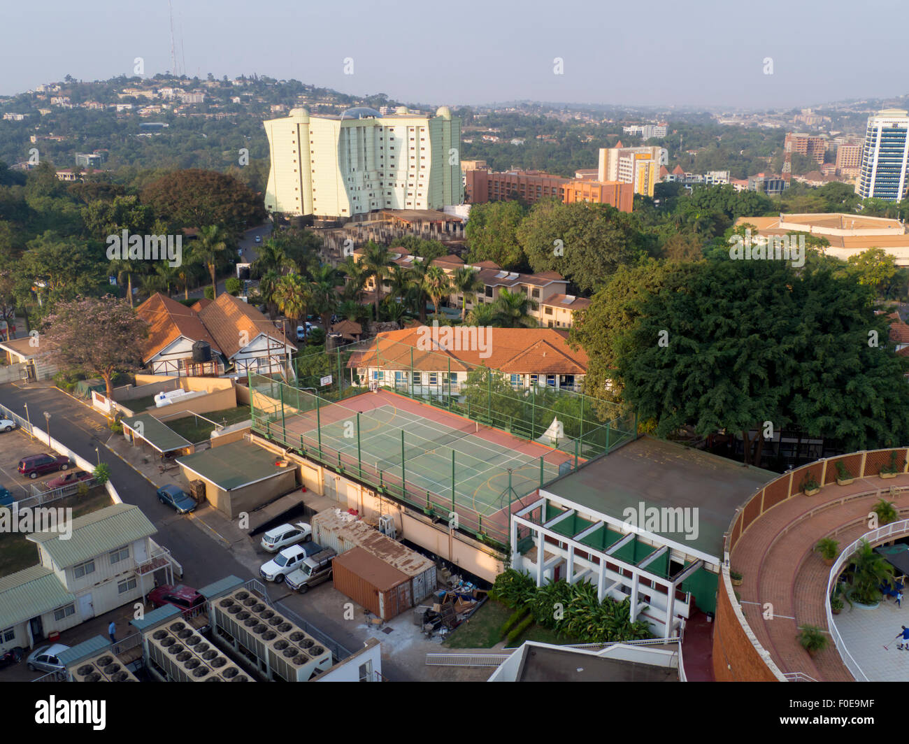 Uganda, Kampala city skyline Stock Photo - Alamy