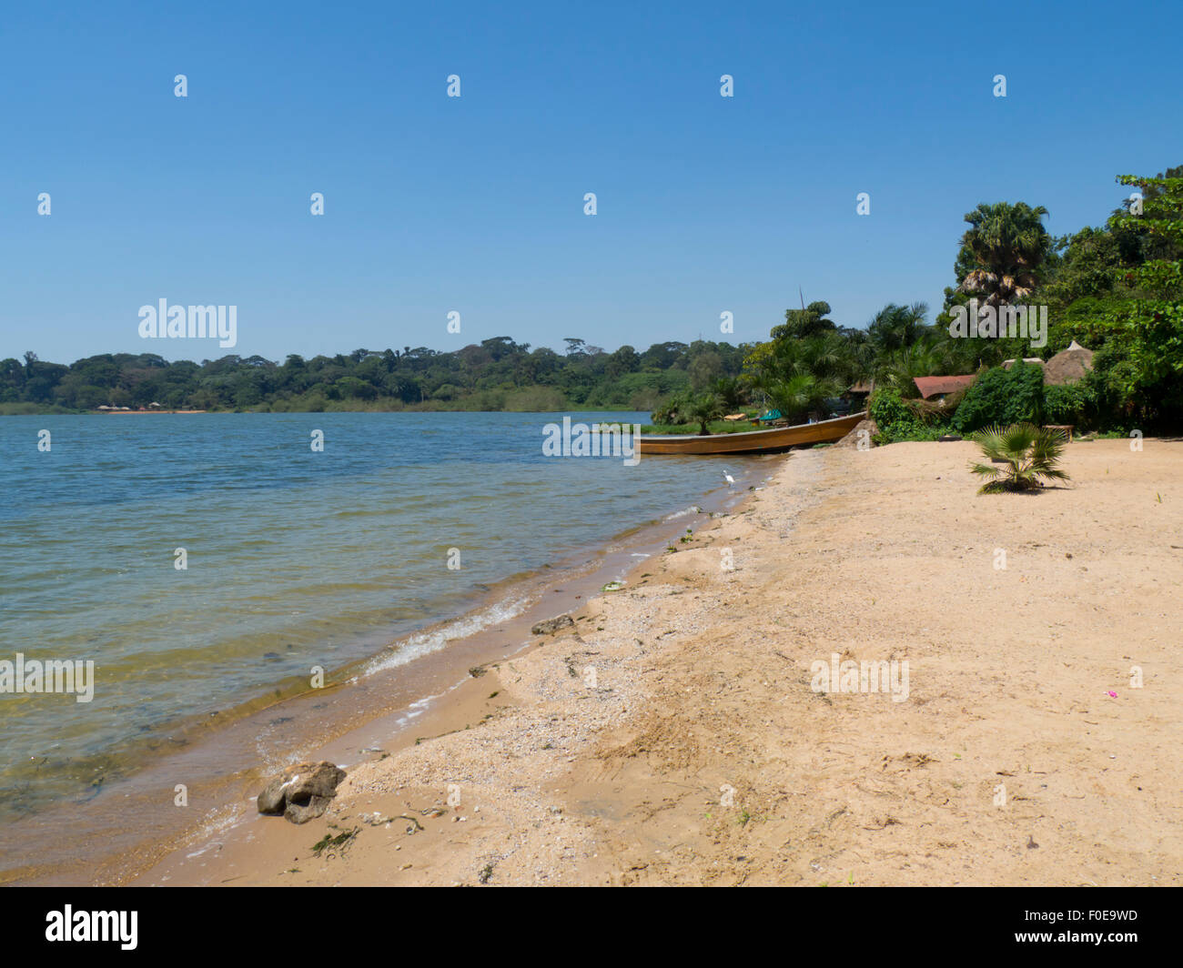 Uganda, Lake Victoria near Entebbe Stock Photo - Alamy