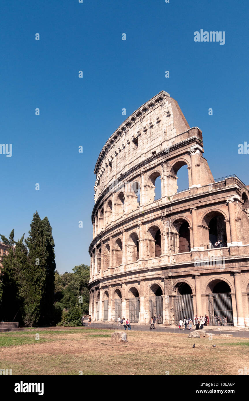 Colosseum the famous landmark of Rome Italy Stock Photo - Alamy