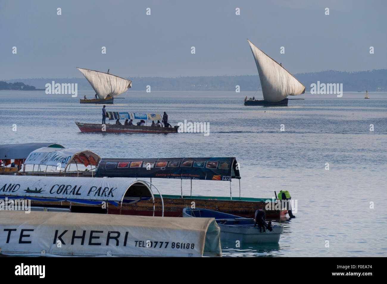 East Africa, Tanzania, Zanzibar dhow Stock Photo - Alamy