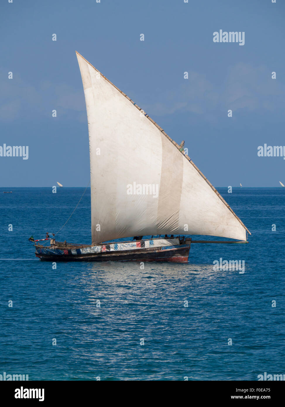 East Africa, Tanzania, Zanzibar dhow Stock Photo - Alamy