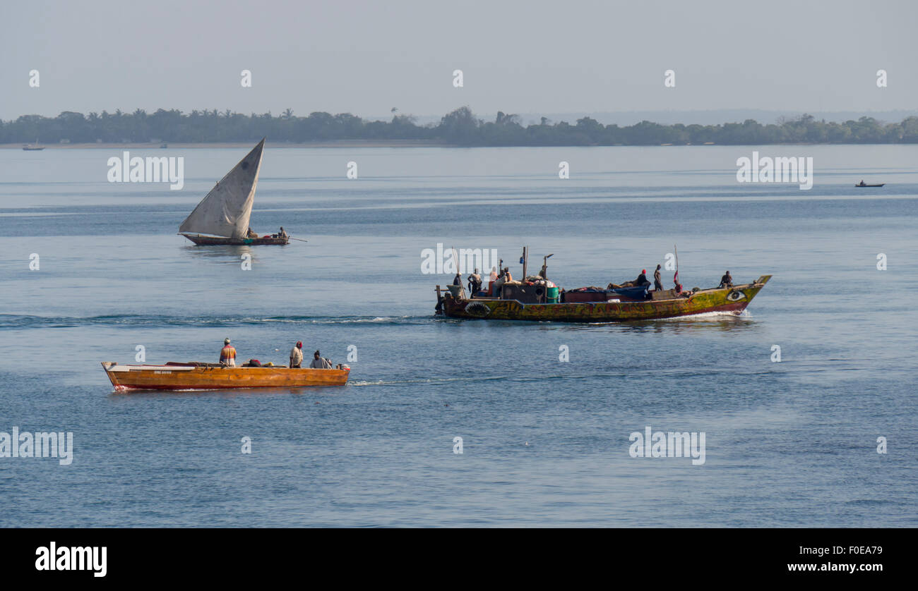 East Africa, Tanzania, Zanzibar dhow Stock Photo - Alamy