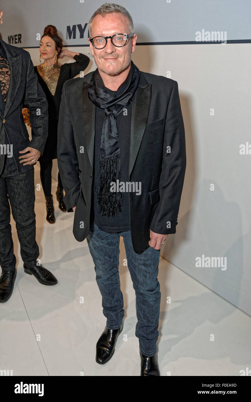 Sydney, AUSTRALIA - August 13, 2015: Designer Jayson Brunsdon arrives ...