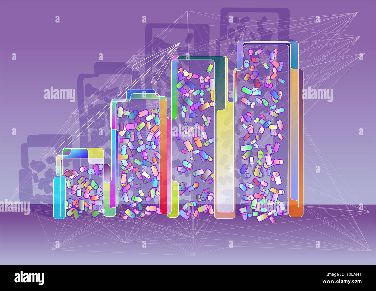 abstract graph background Stock Photo - Alamy