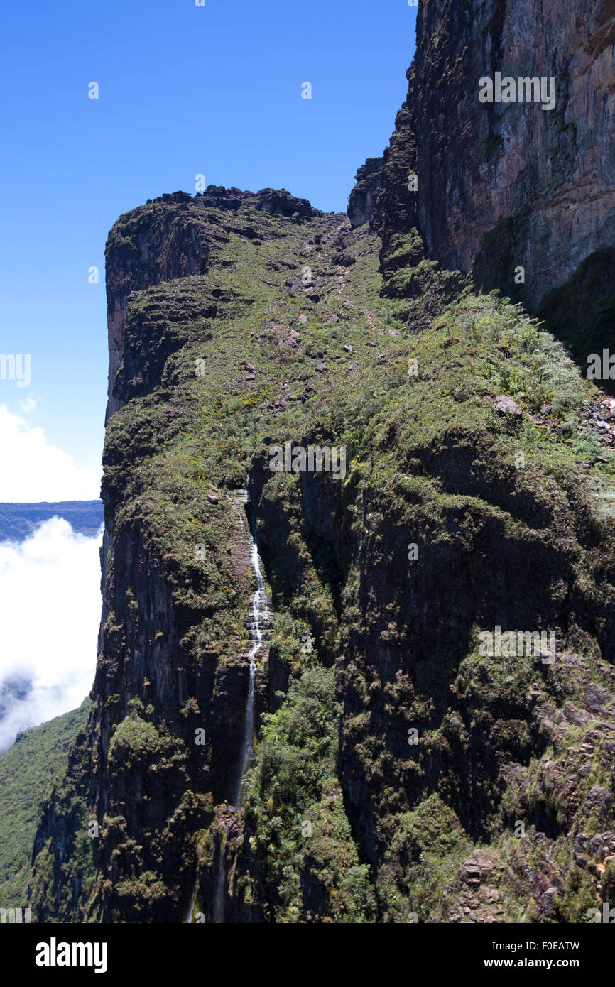 Beautiful mountain cliffs roraima venezuela hi-res stock photography ...