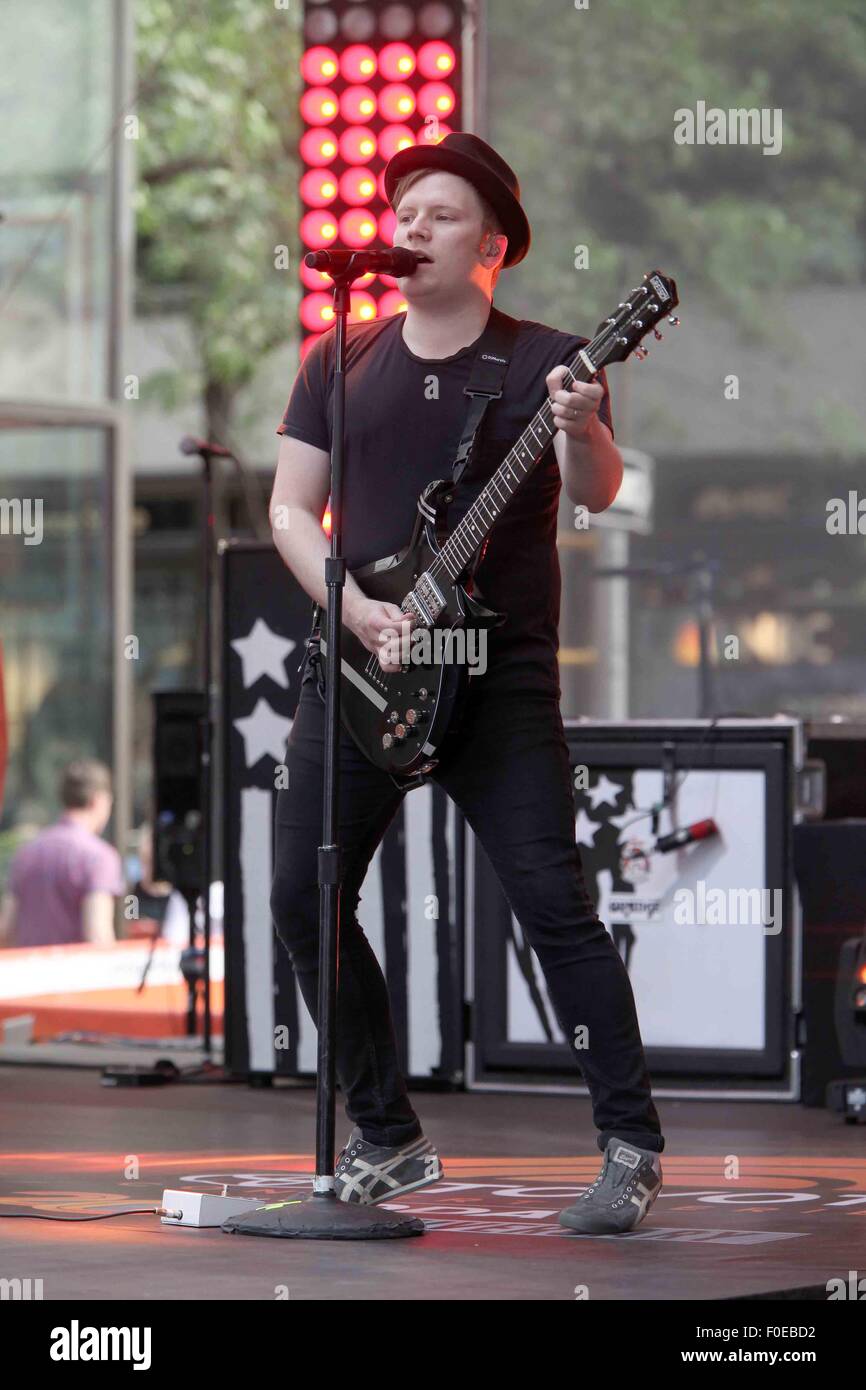 Fall Out Boy perform on NBC's 'Today' show Summer Concert Series ...