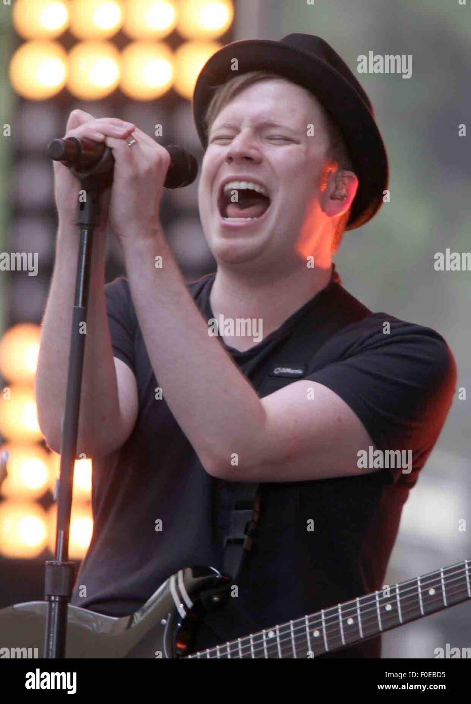 Fall Out Boy perform on NBC's 'Today' show Summer Concert Series ...