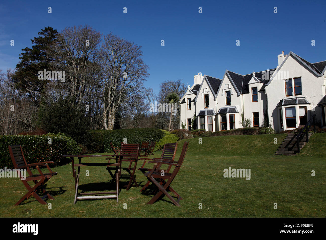 Cuillin Hills Hotel Portree Isle of Skye Stock Photo - Alamy