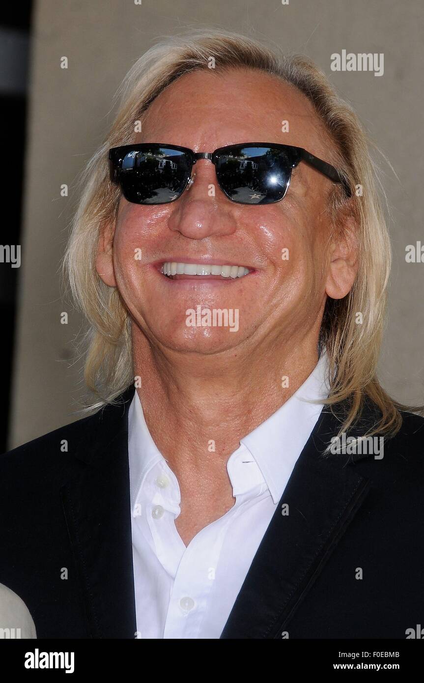 Los Angeles, California, USA. 13th Aug, 2015. Joe Walsh at the ...