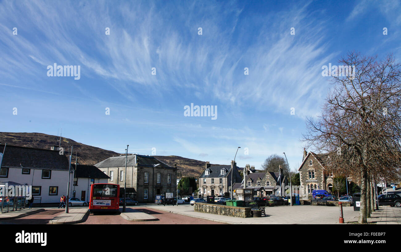 Somerled Square Portree Isle of Skye Stock Photo - Alamy