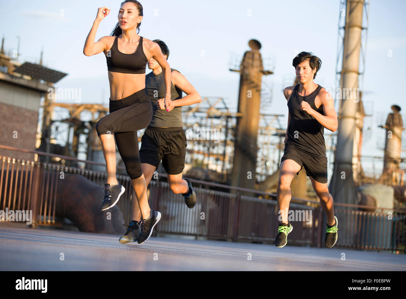 Joggers legs on road hi-res stock photography and images - Alamy