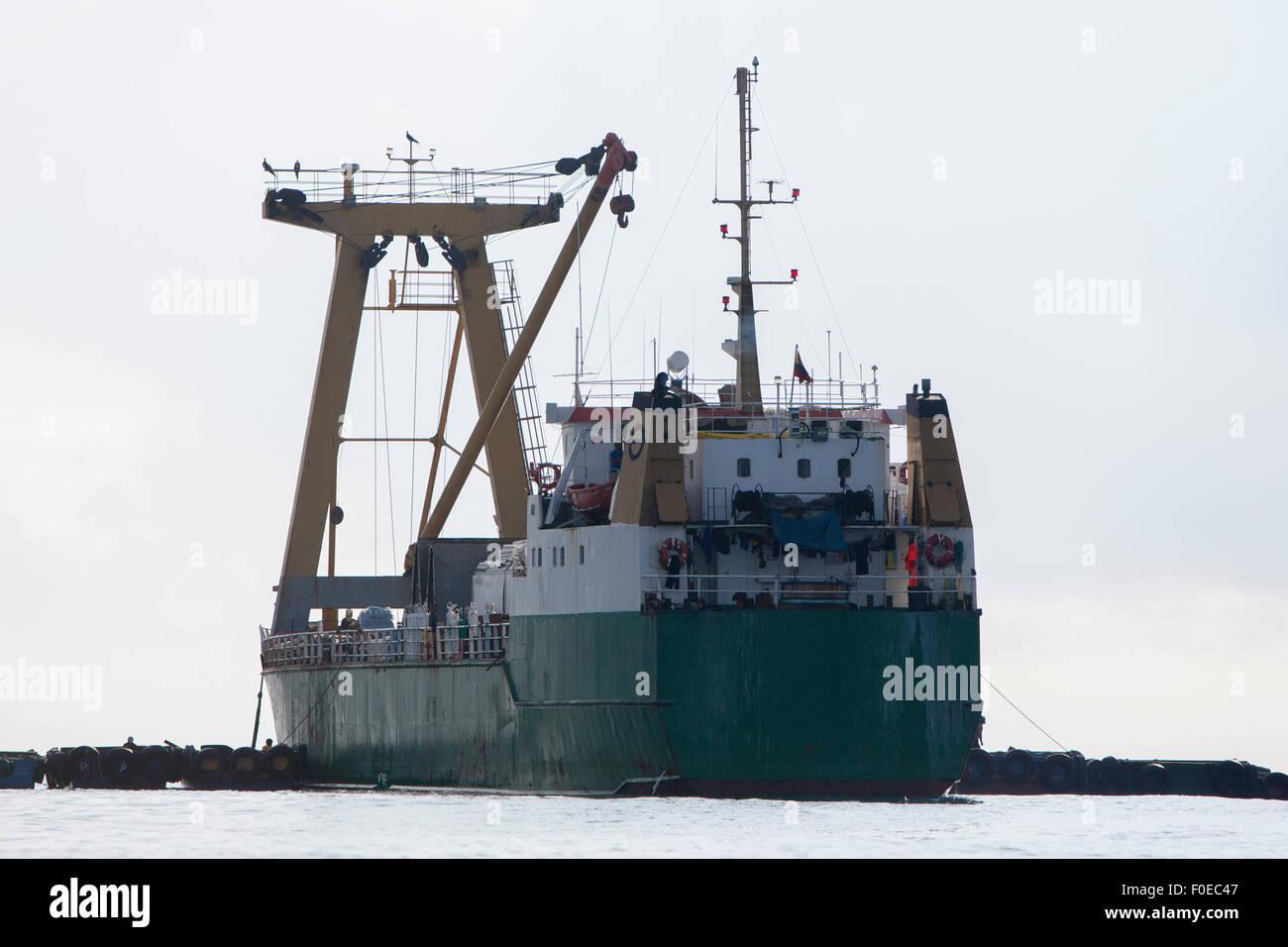 Cargo ship rear view hi-res stock photography and images - Alamy