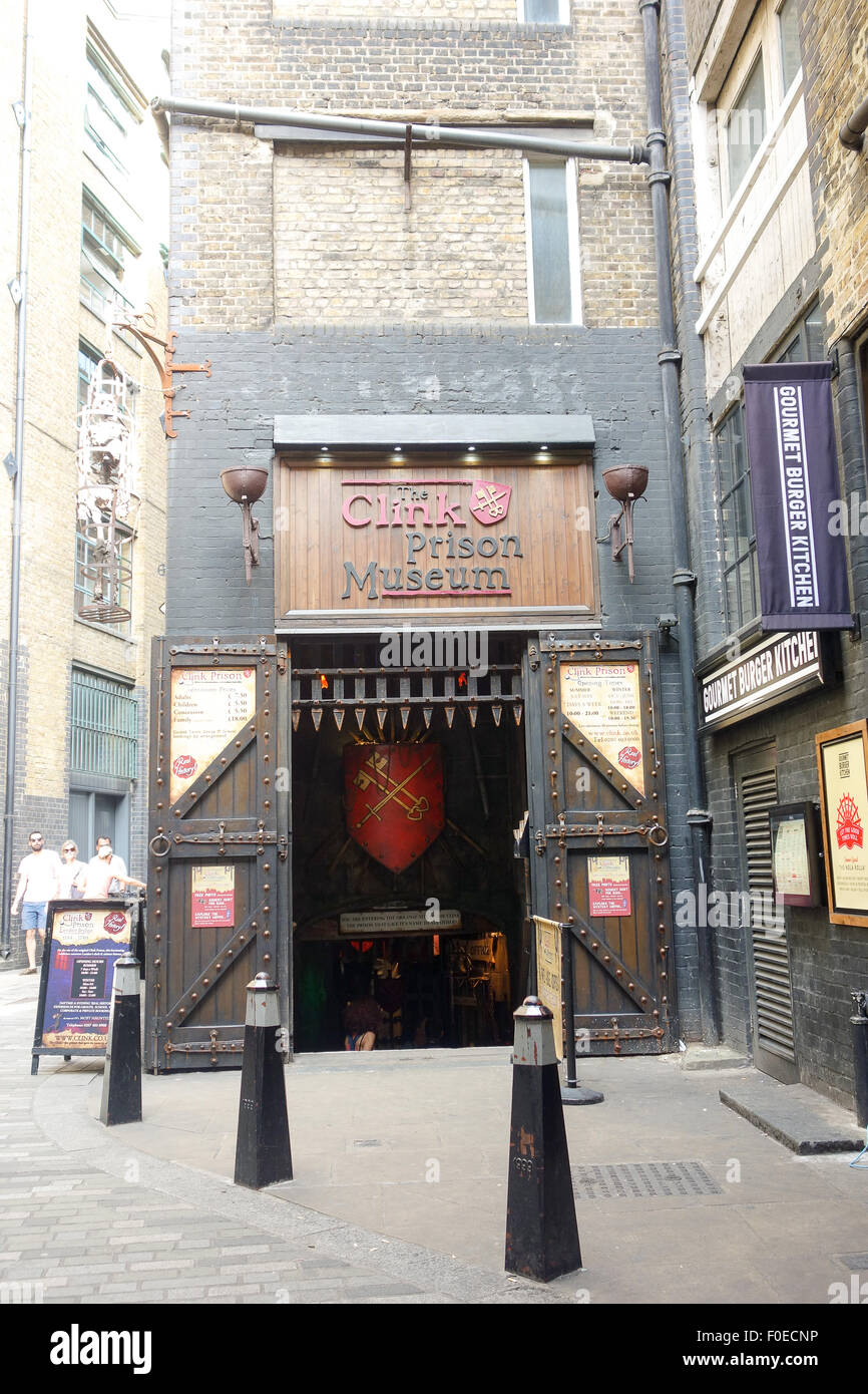 The Clink Prison Museum along London's South bank Stock Photo - Alamy