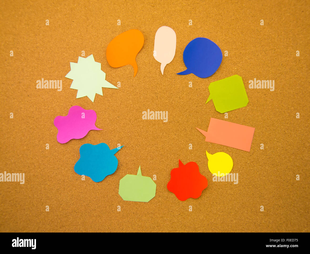 Colorful balloons and bubbles; you can write words on it Stock Photo ...