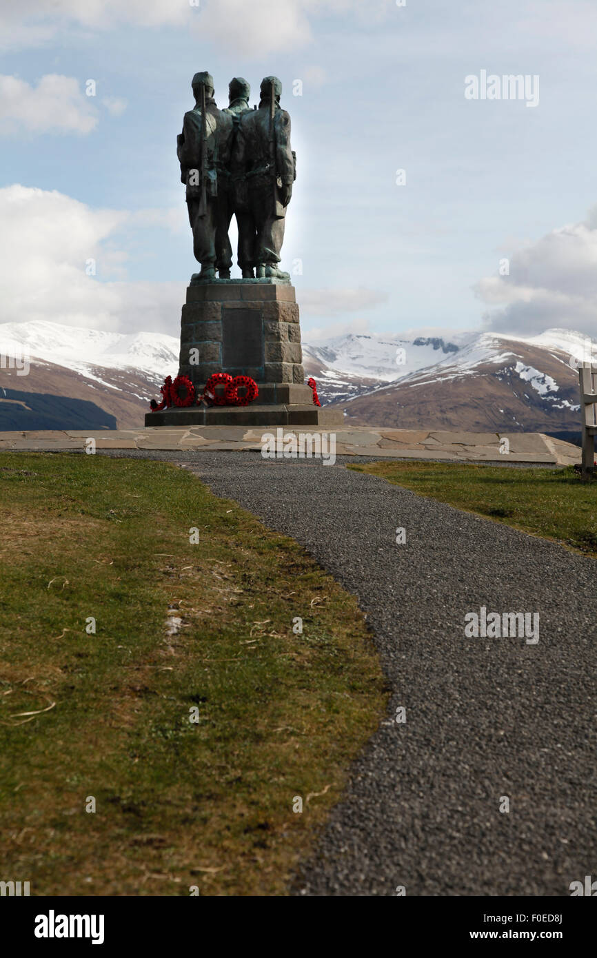 Commando memorial Spean Bridge Scotland Stock Photo - Alamy