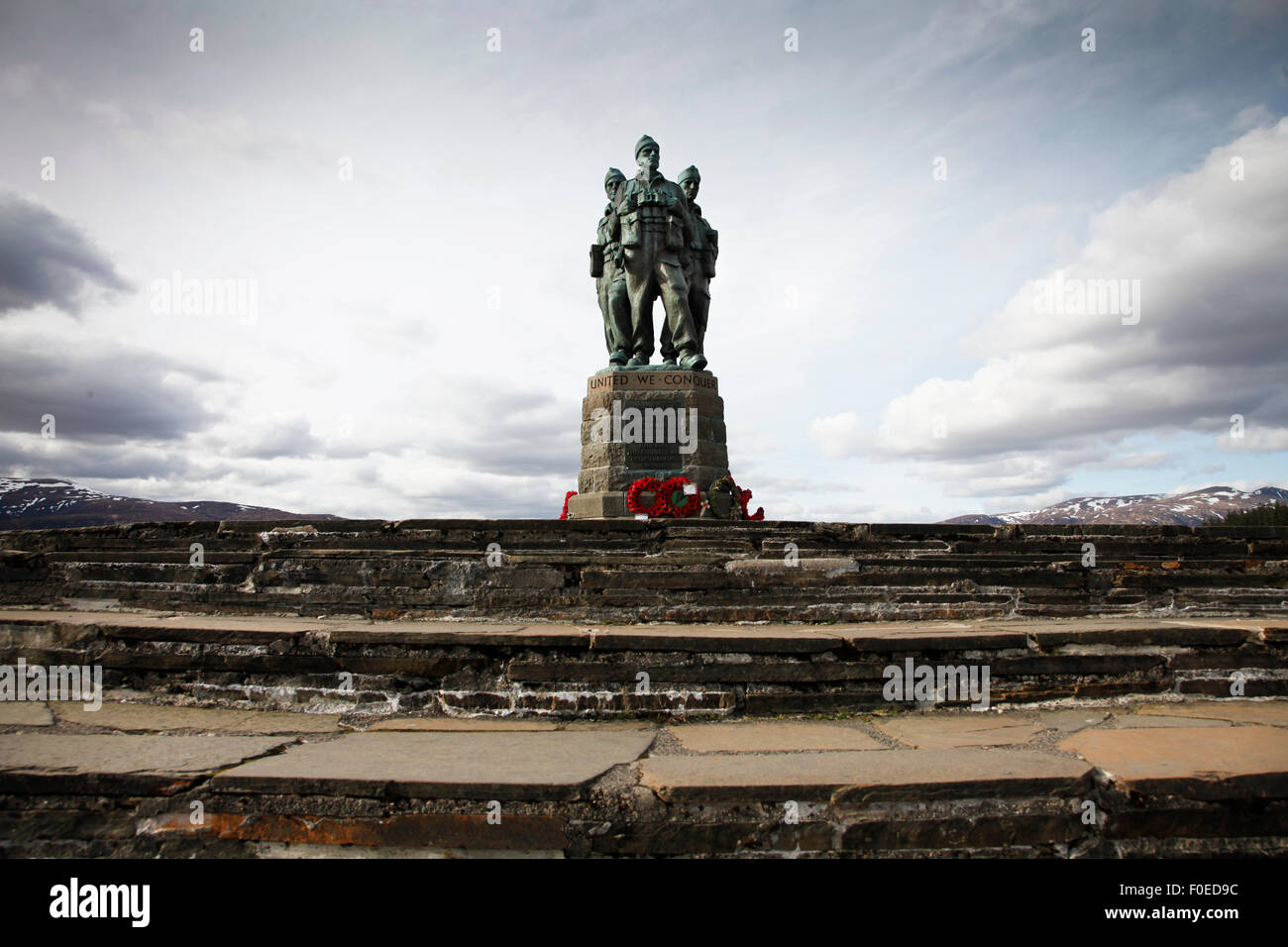 Commando memorial Spean Bridge Scotland Stock Photo - Alamy