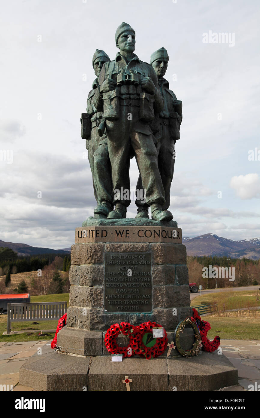 Commando memorial Spean Bridge Scotland Stock Photo - Alamy