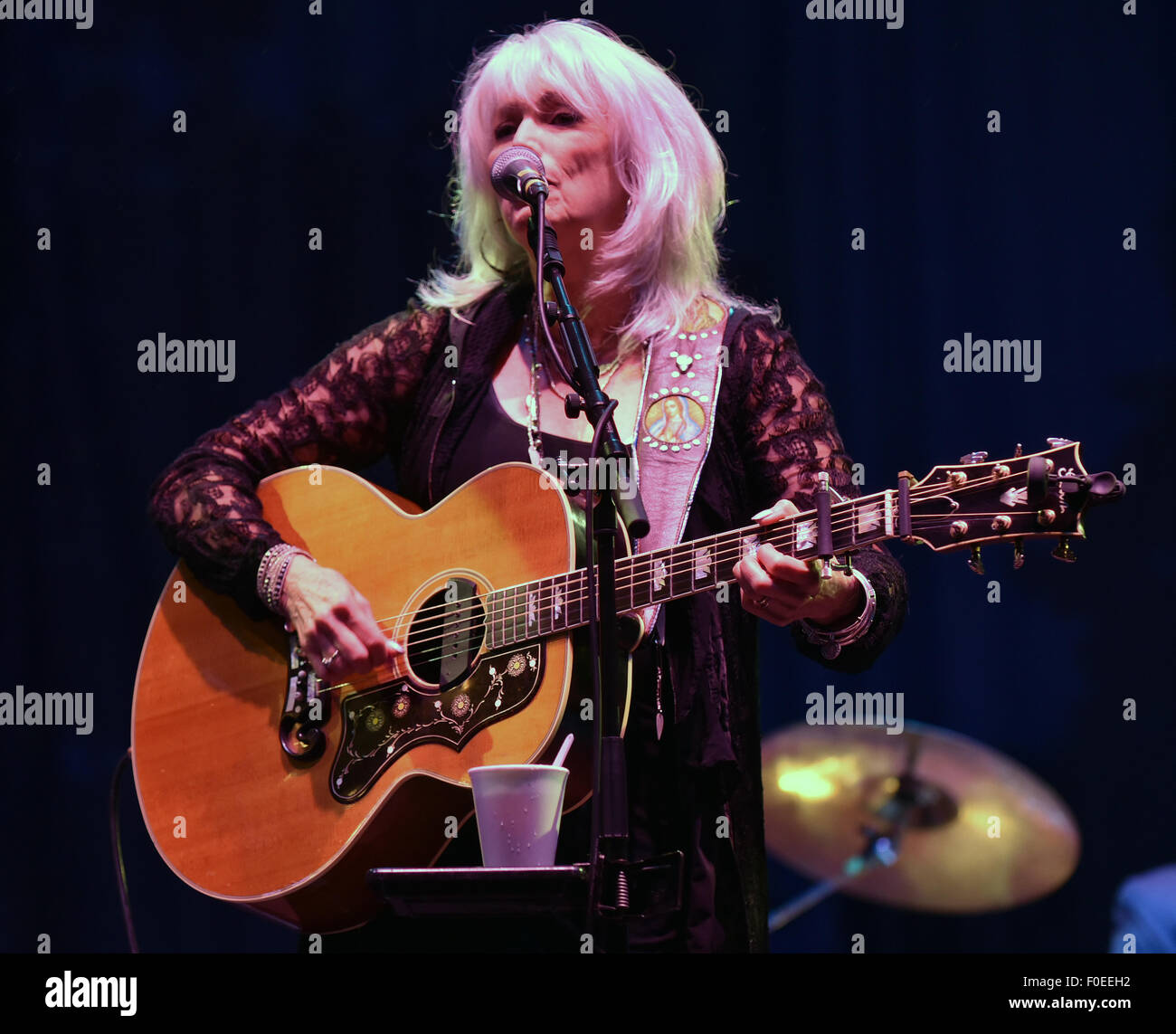 Cropredy, Oxfordshire, UK. 13th Aug, 2015. Emmylou Harris & Rodney ...
