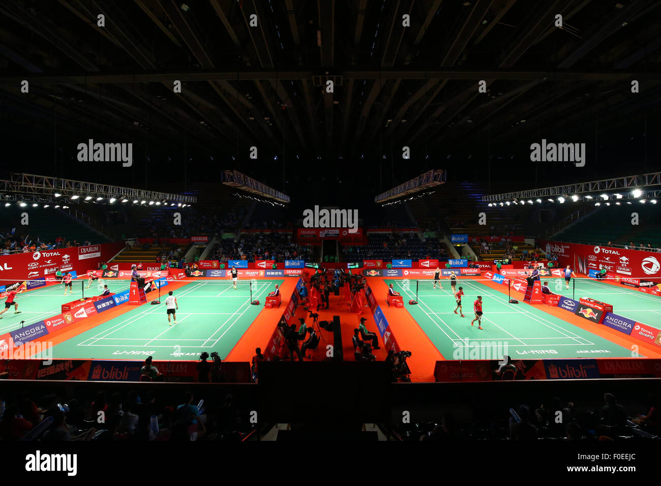 Istora Senayan Arena, Jakarta, Indonesia. 12th Aug, 2015. General View ...