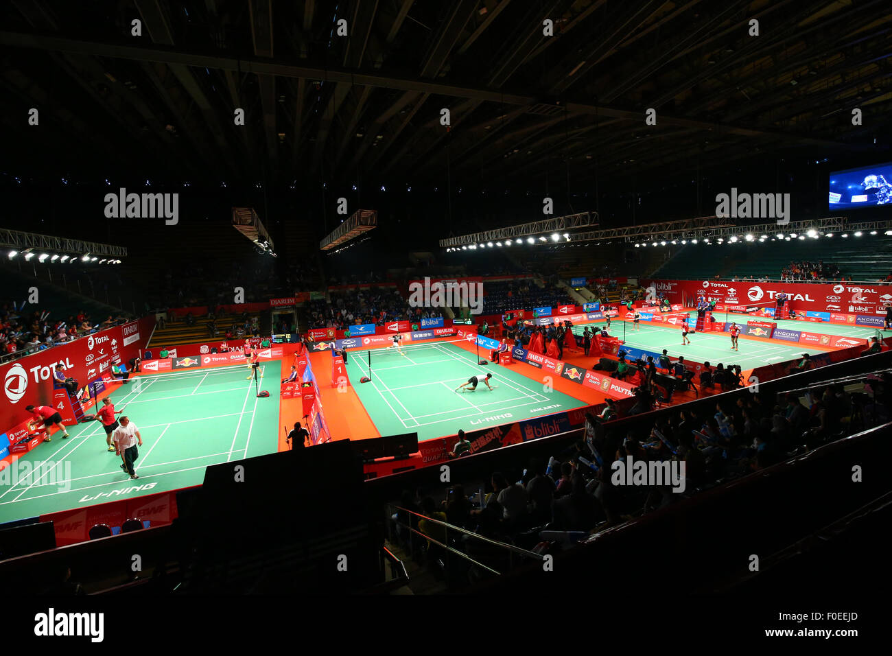 Istora Senayan Arena, Jakarta, Indonesia. 12th Aug, 2015. General View ...