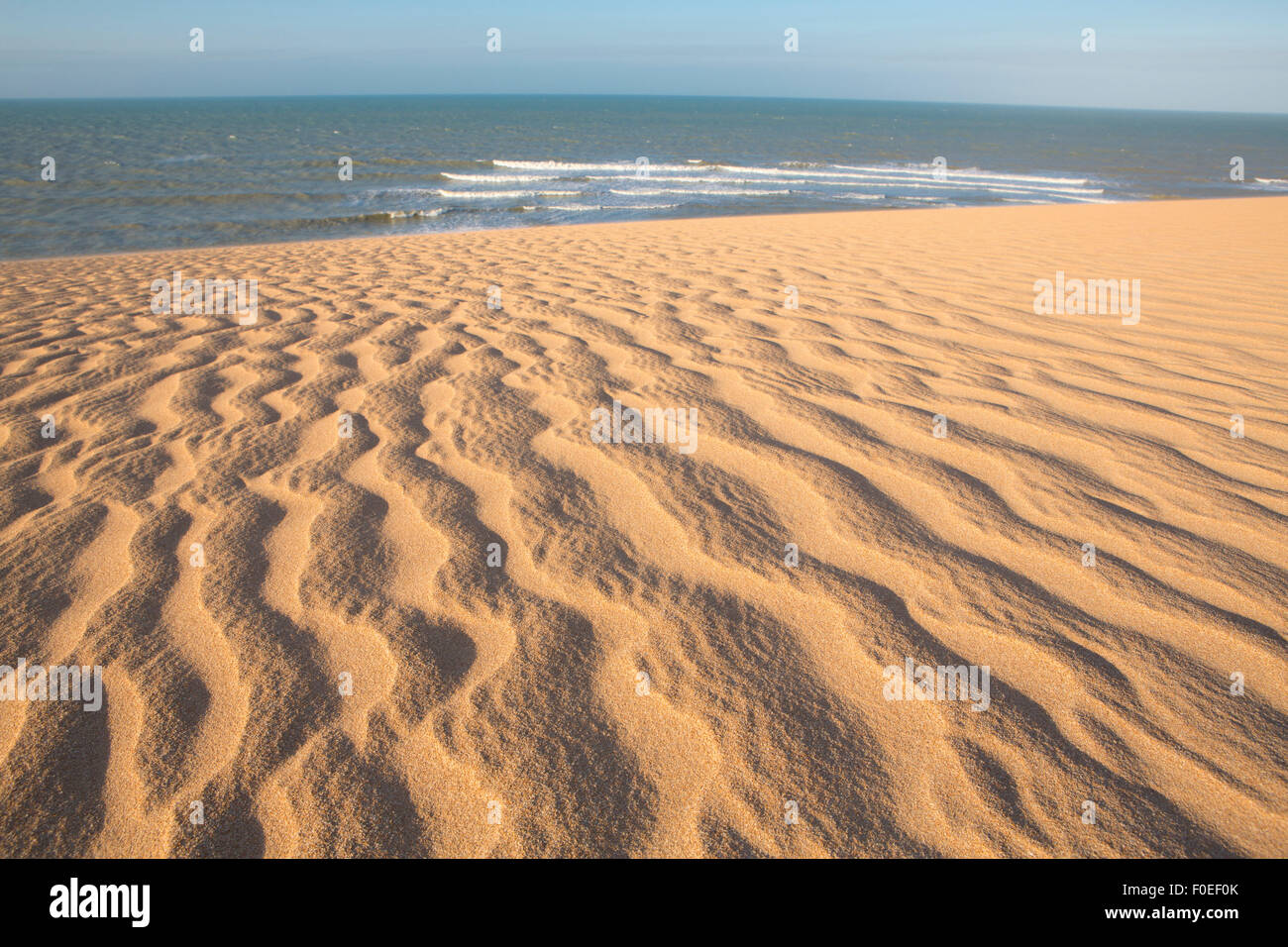 Colombian coastline in La Guajira near Punta Gallinas, Colombia 2014 ...