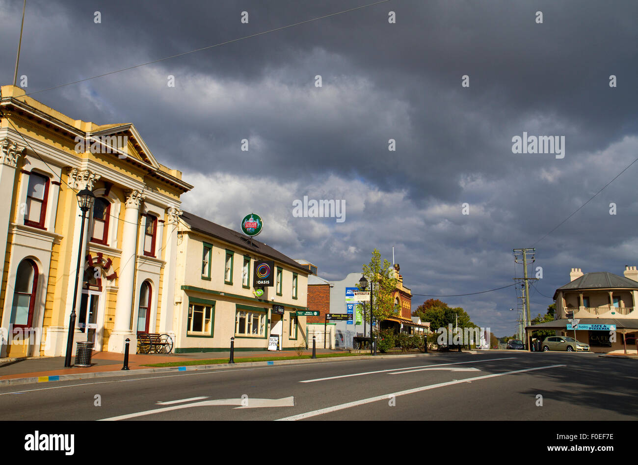 Heritage architecture in the main street of Longford Stock Photo - Alamy