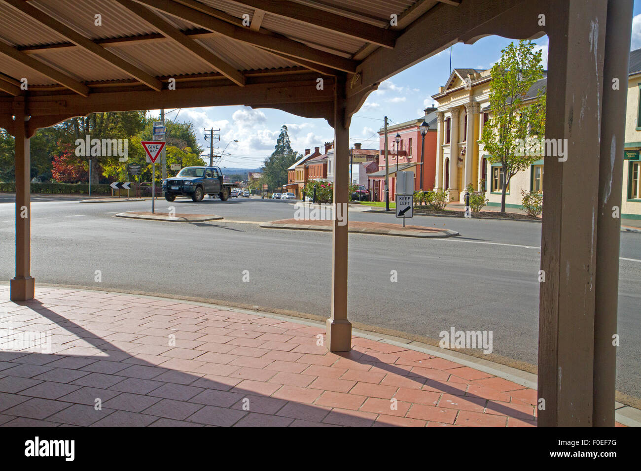 Heritage architecture in the main street of Longford Stock Photo - Alamy