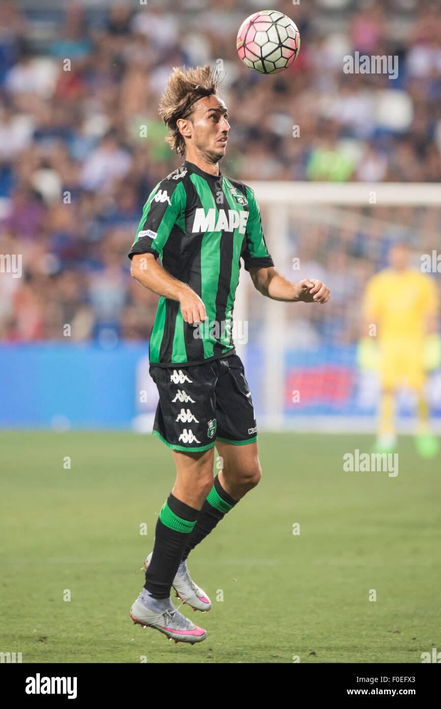 Reggio Emilia, Italy. 12th Aug, 2015. Simone Missiroli (Sassuolo ...