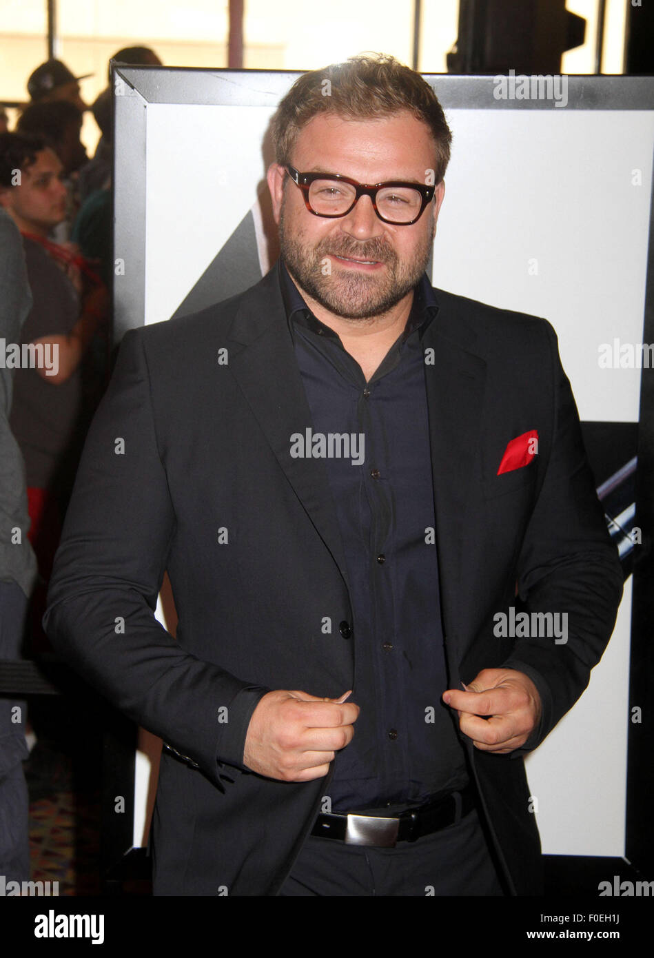 New York, New York, USA. 13th Aug, 2015. Director ALEKSANDER BACH ...