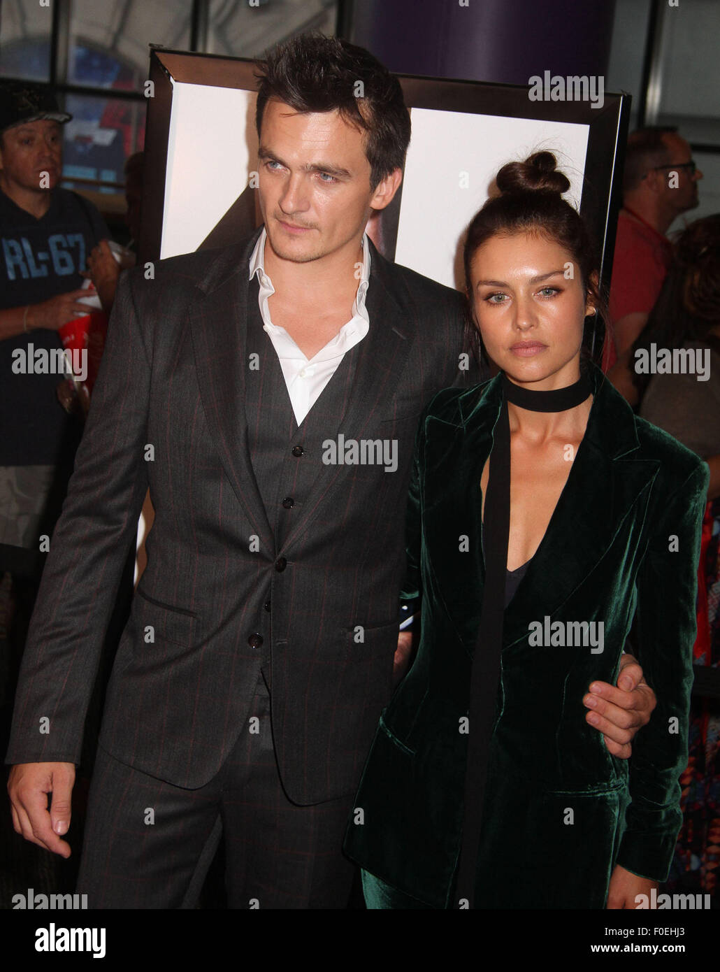 New York, New York, USA. 13th Aug, 2015. Actors RUPERT FRIEND and ...