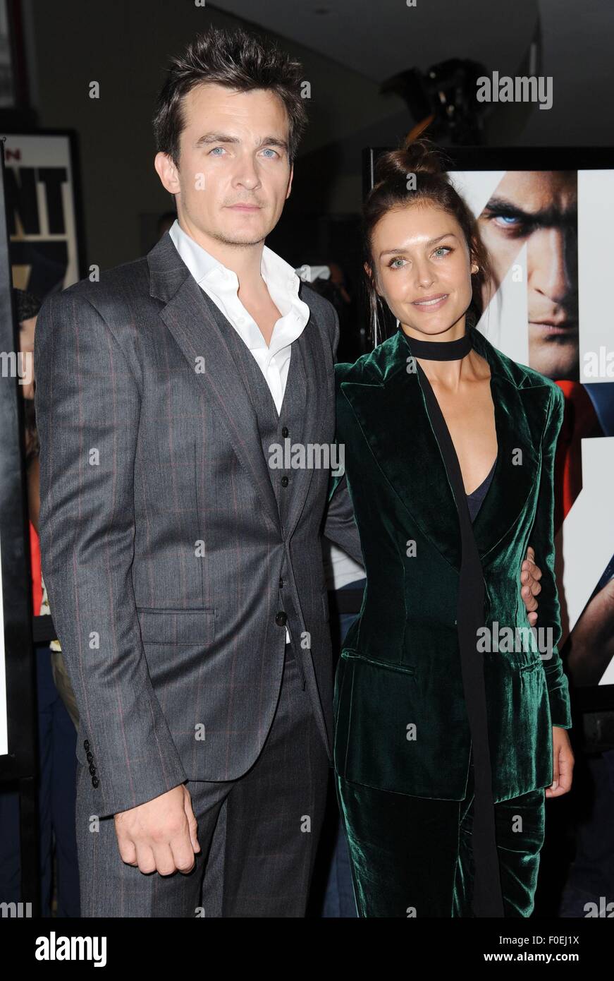 New York, NY, USA. 13th Aug, 2015. Rupert Friend, Hannah Ware at ...